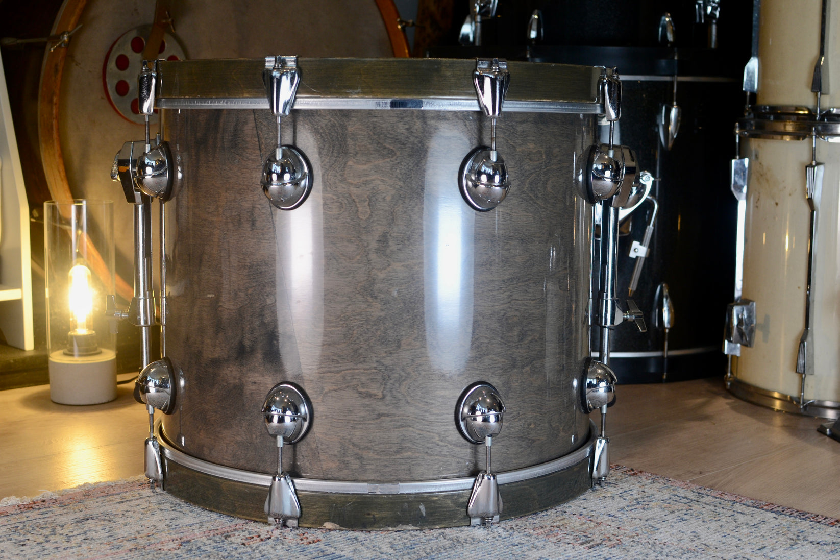 Premier Genista 20x16" Bass Drum in SG Sable (Misty Black) - 1990's ...